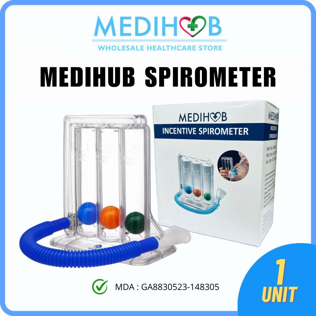 MEDIHUB Breathing Exerciser Respiratory Incentive Spirometer Lung Trai – Medihubmy