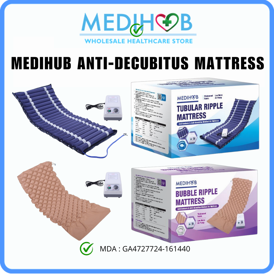 MEDIHUB Ripple Mattress (Tubular/Bubble) 1 unit (Anti Decubitus with A – Medihubmy