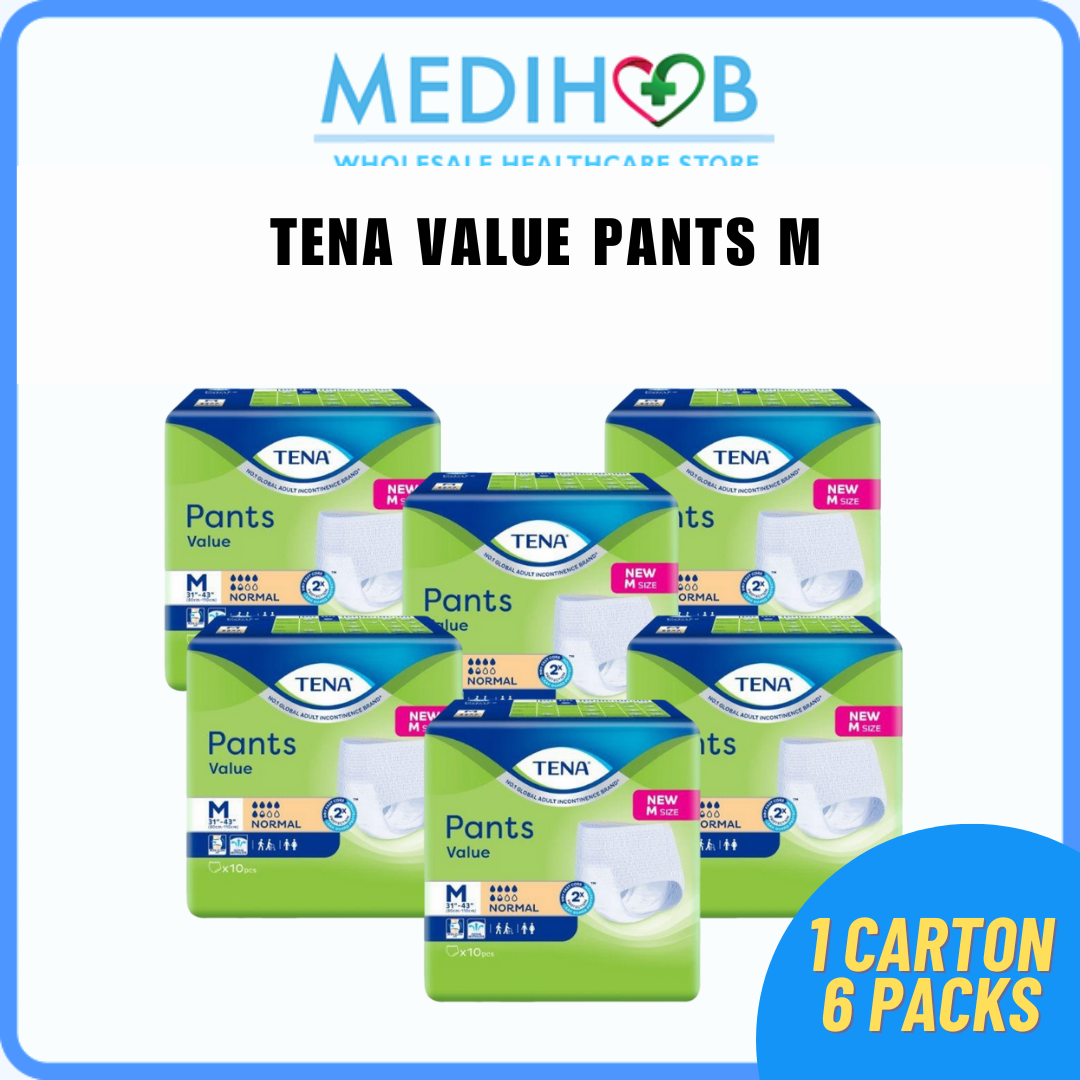 [WHOLESALE] TENA PANTS VALUE Adult Diapers Lampin Dewasa (Size M) – 1 – Medihubmy