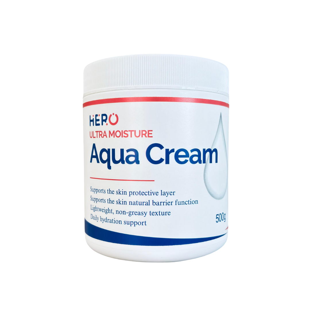 HERO Ultra Moisture Aqua Cream 500g | Lightweight Hydrating Cream for ...