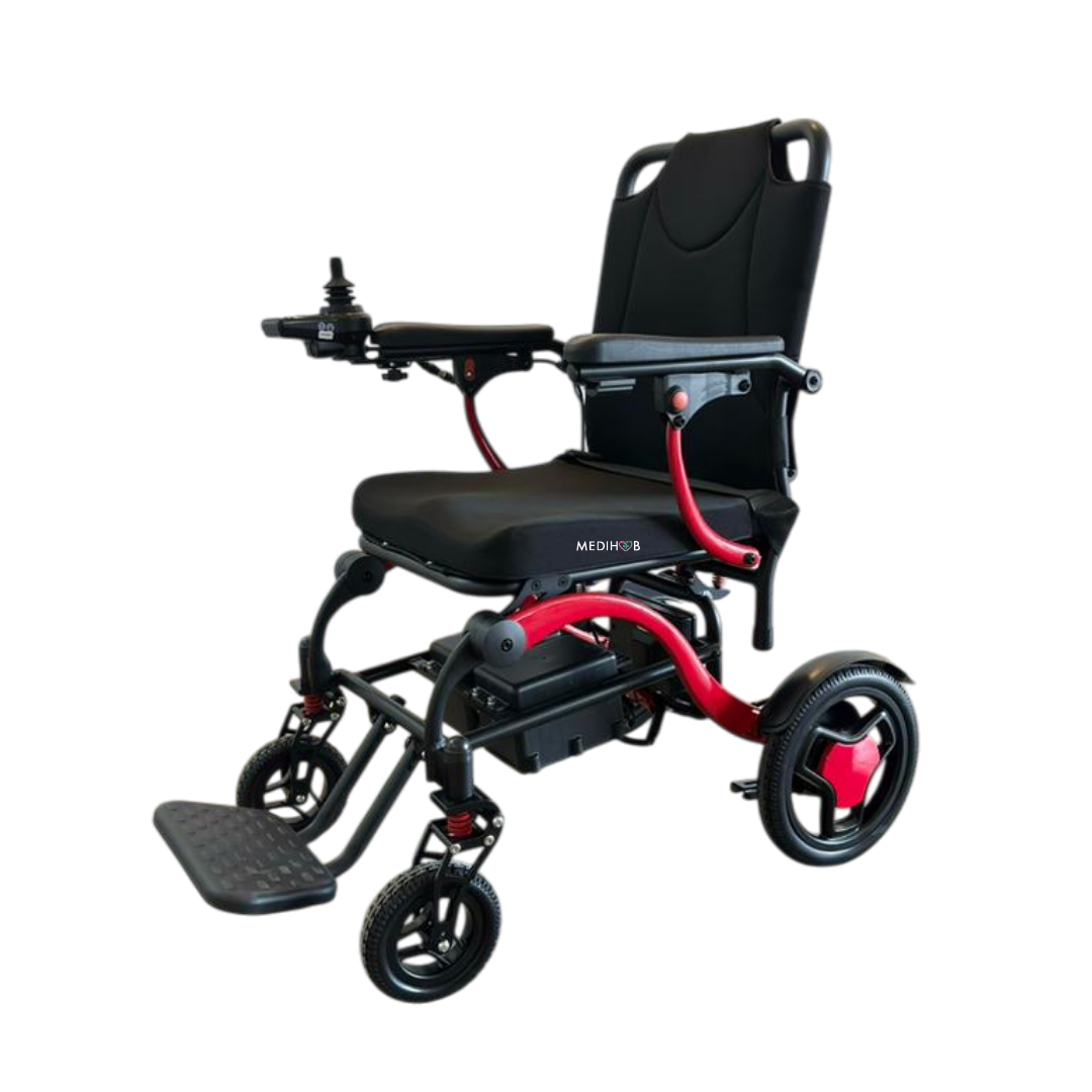 [𝐌𝐃𝐀 𝐀𝐏𝐏𝐑𝐎𝐕𝐄𝐃] MEDIHUB Premium Electric Wheelchair - 120KG - 150KG (EC – Medihubmy