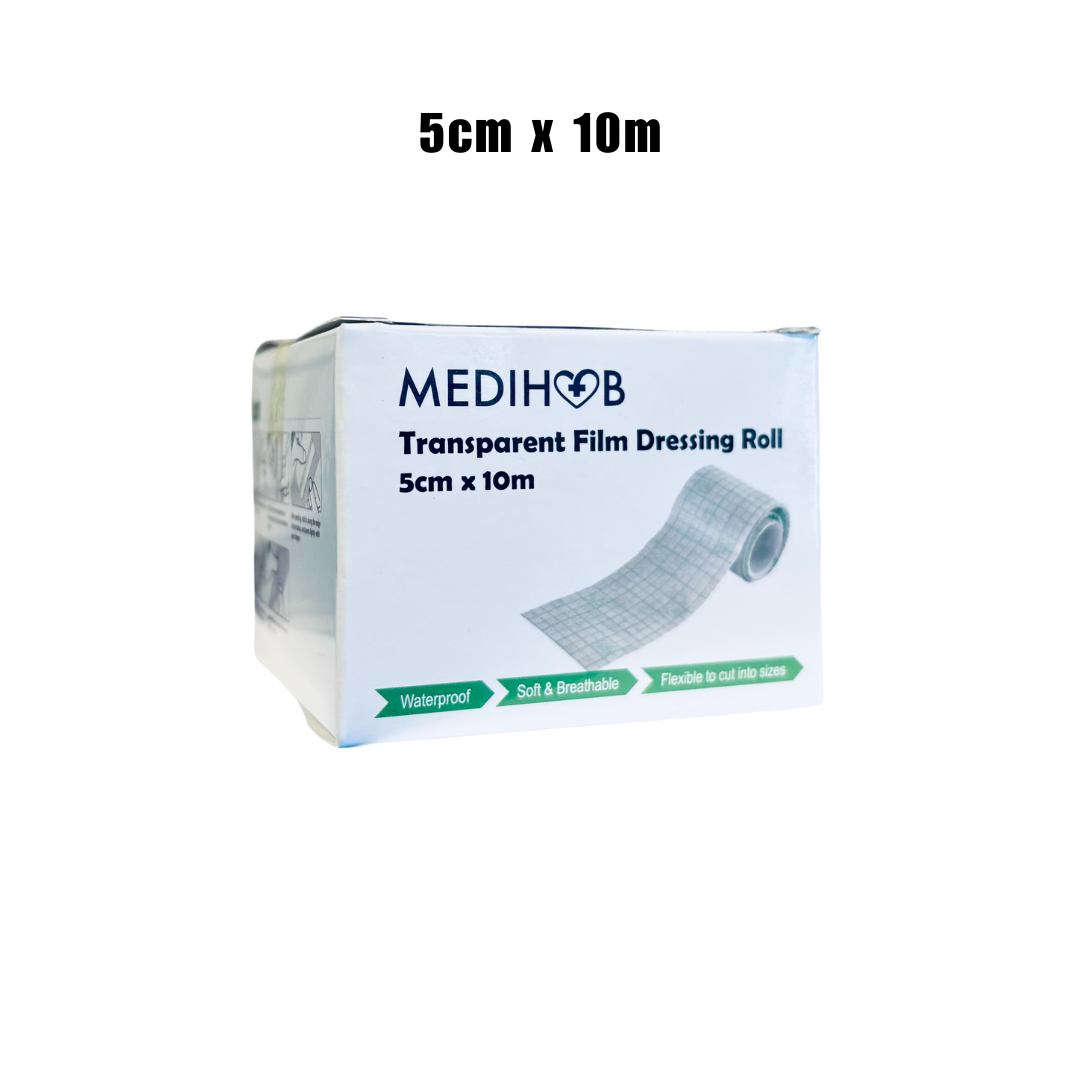 [𝐌𝐃𝐀 𝐀𝐏𝐏𝐑𝐎𝐕𝐄𝐃] Medihub Transparent Film Dressing Roll 5cm / 10cm / 15c ...