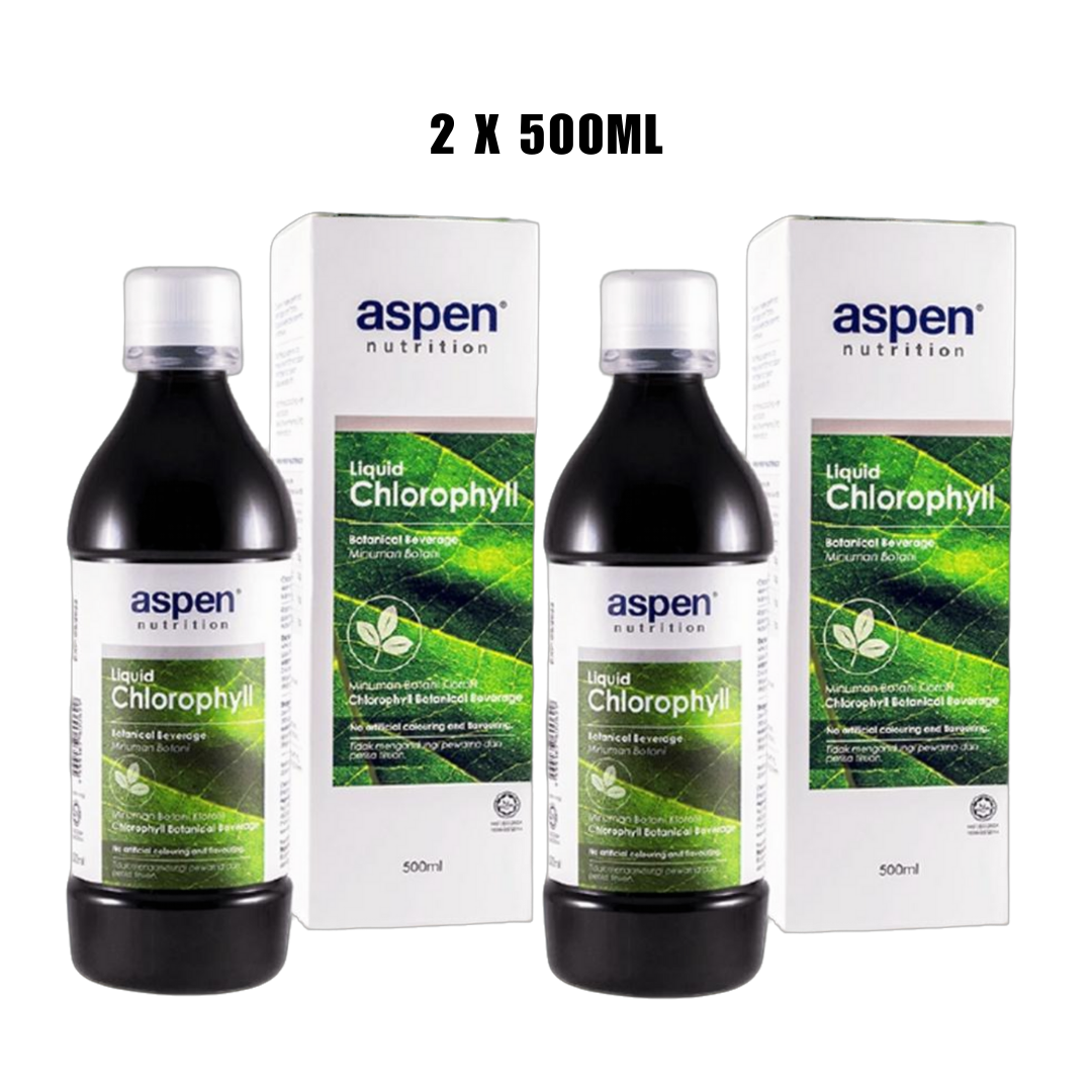 [𝐃𝐞𝐭𝐨𝐱] Aspen Liquid Chlorophyll 500ml [Liquid Klorofil] [叶绿素] [Single ...
