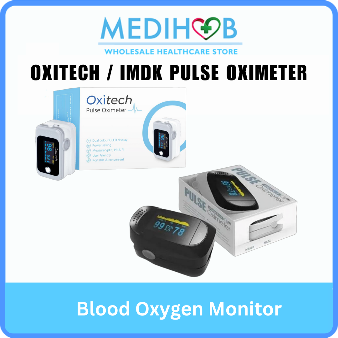 [𝐌𝐃𝐀 𝐀𝐩𝐩𝐫𝐨𝐯𝐞𝐝] Oxitech/ IMDK Finger Pulse Oximeter / Blood Oxygen Moni ...