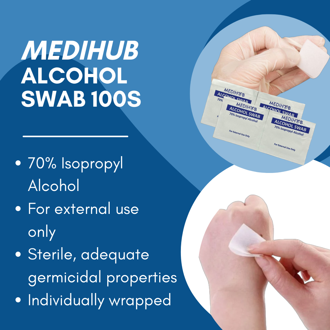 (Bulk Purchase) 1 Carton=100boxes[𝐌𝐃𝐀 𝐀𝐏𝐏𝐑𝐎𝐕𝐄𝐃] MEDIHUB Alcohol Swab ...