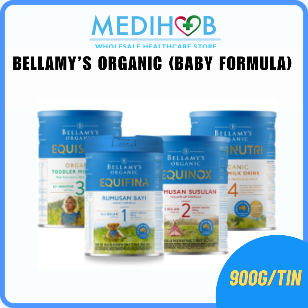 Bellamy's Organic Formula Step 1/2/3/4 900g – Medihubmy