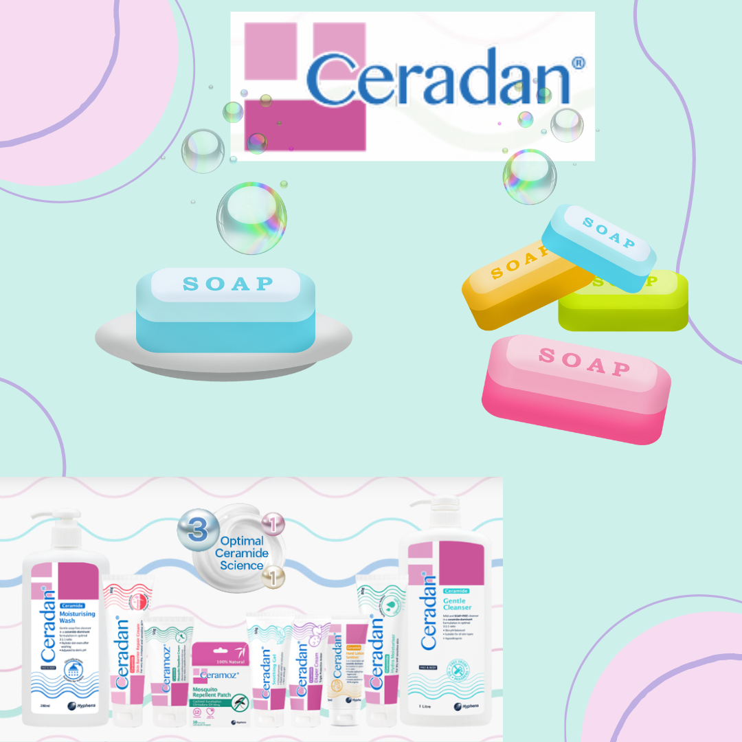 CERADAN Skin Product (Hydra 80g/Barrier Cr 80g/Soothing Gel 50g ...