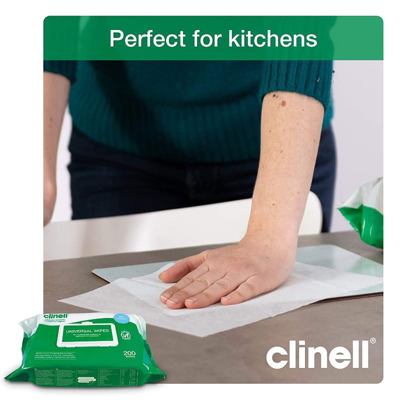 CLINELL Universal Sporicidal Wipes 200s ( the most effective disinfect ...