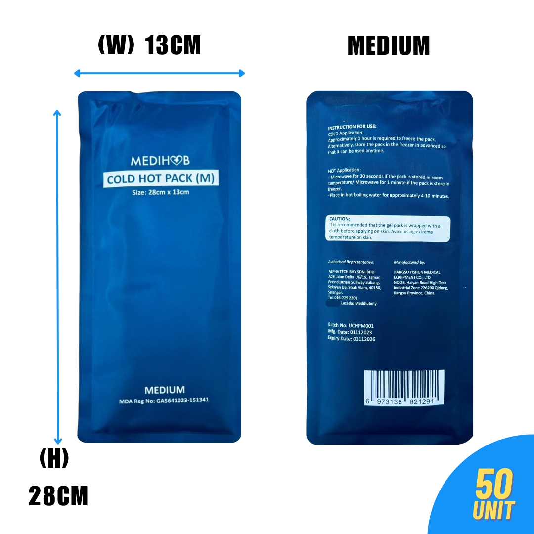 [BULK PURCHASE 1 CARTON] [𝐌𝐃𝐀 𝐀𝐏𝐏𝐑𝐎𝐕𝐄𝐃] MEDIHUB Hot / Cold Pack Microw ...