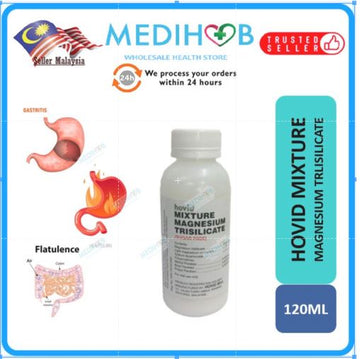 [MMT Solution] Hovid Magnesium Trisilicate Mixture (120ml) (EXP04/2026 ...
