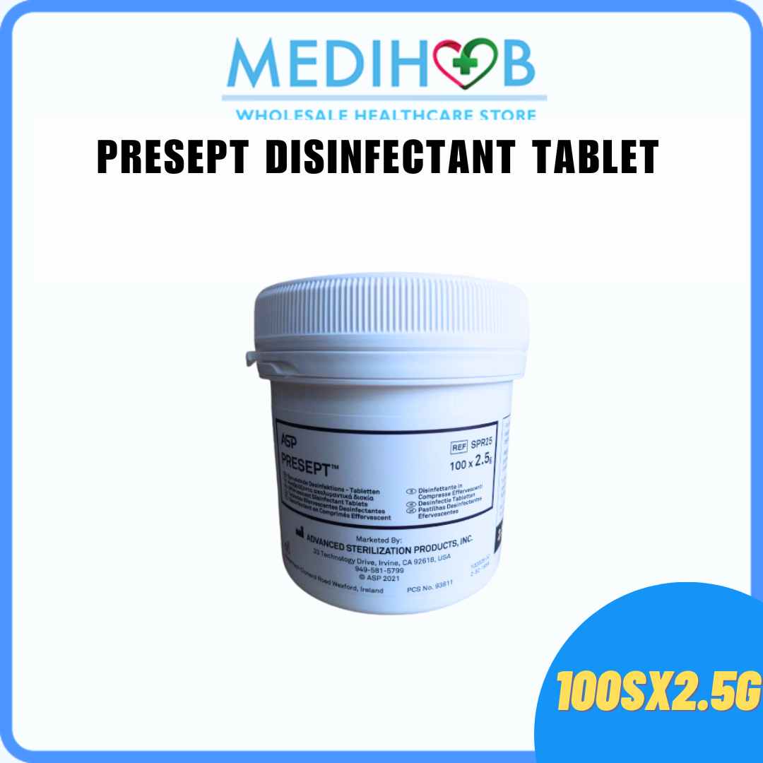 [CHLORINE TABLET] PRESEPT Disinfectant Tablets 0.5g 600's/ 2.5g 100's ...